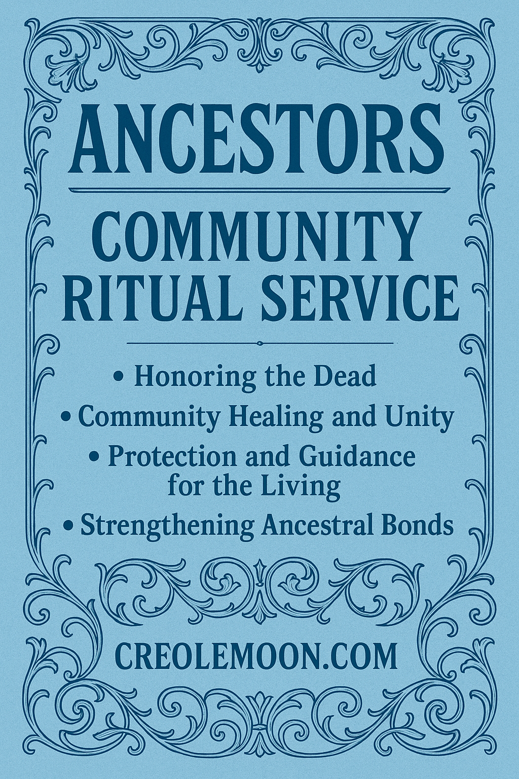 November Community Ritual: Call to the Collective Ancestors – Creole Moon