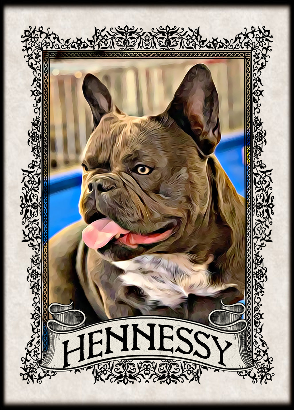 Custom Animal Companion Candle – Creole Moon