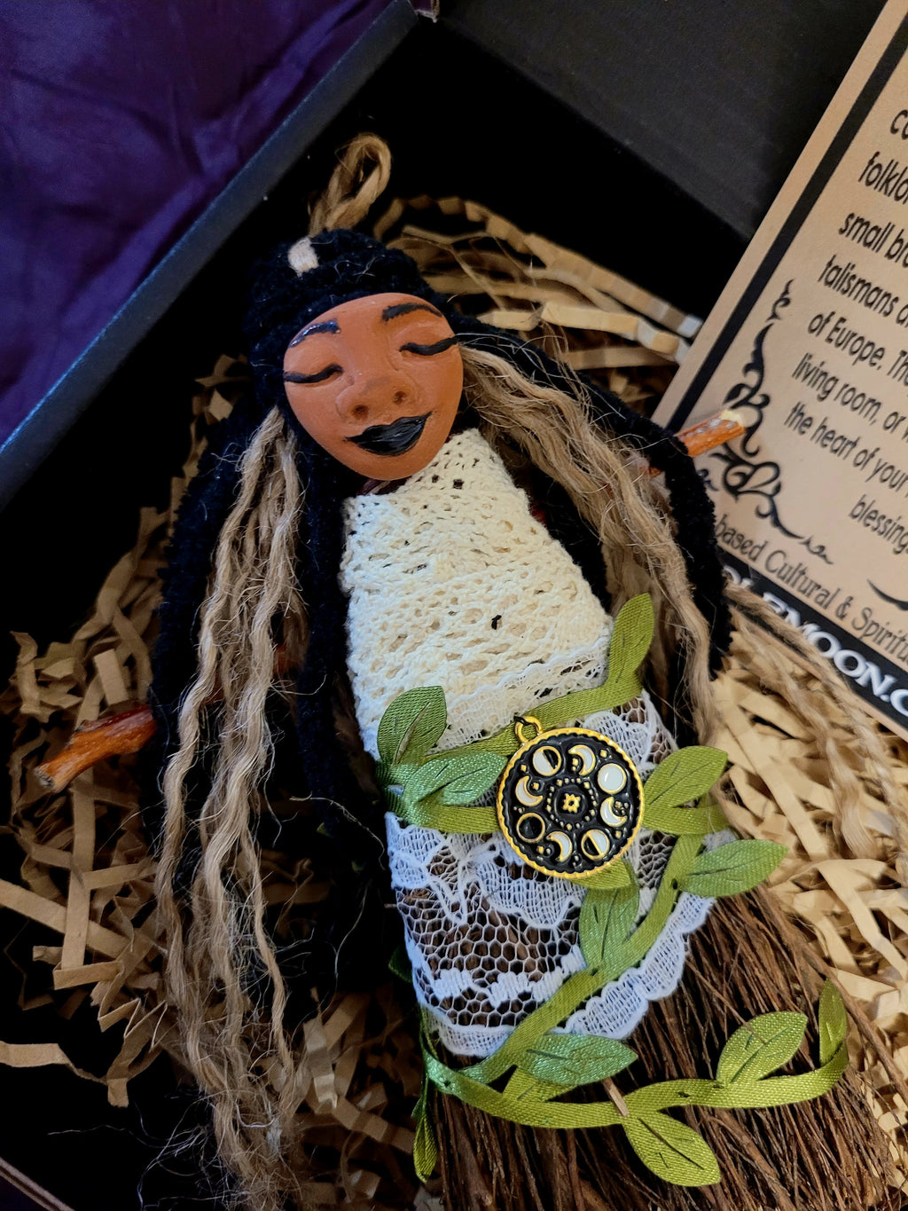 Louisiana Broom Doll – Creole Moon